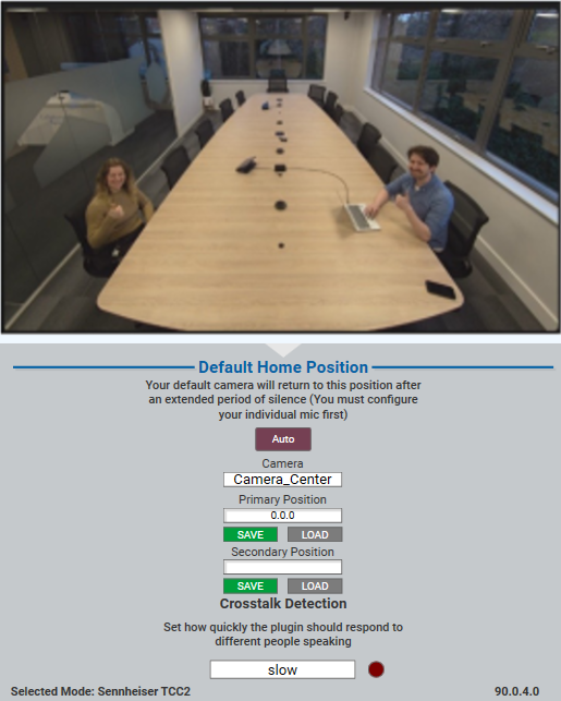 Getting Started with Automatic Camera Preset Recall